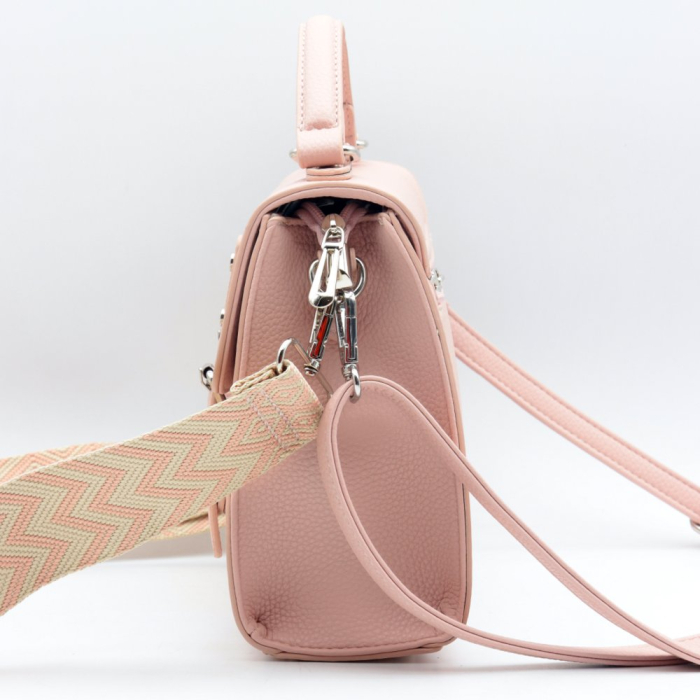 Sac à main Flora&Co façon cartable simili-cuir rigide 0924011